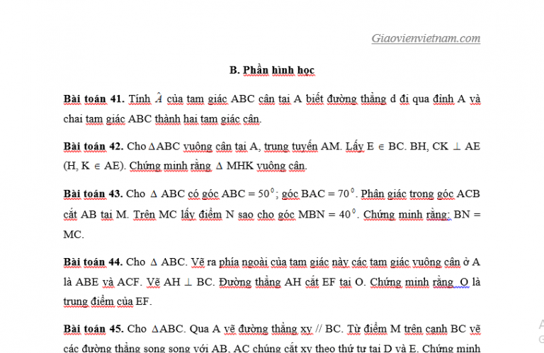 70 bài tâp Toán nâng cao lớp 7 hay và chọn lọc - Giáo viên Việt Nam